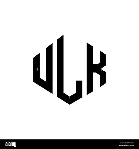 Ulk Letter Logo Design With Polygon Shape Ulk Polygon And Cube Shape