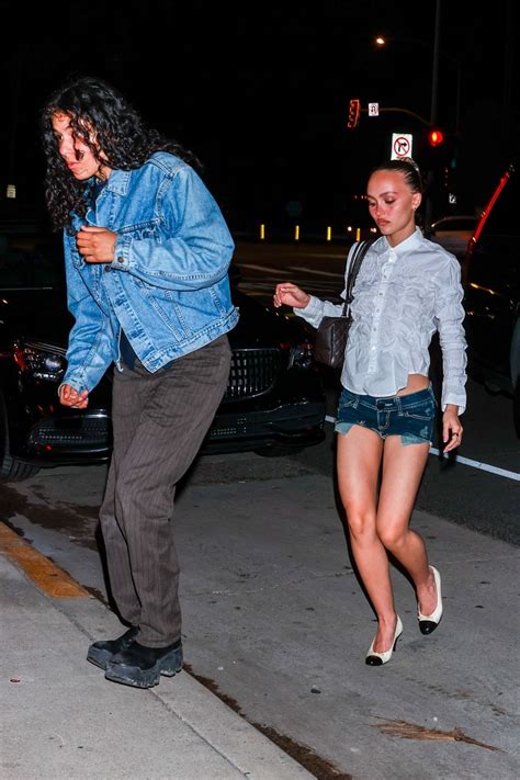 Lily Rose Depp And 070 Shake On A Date Night At Giorgio Baldi In Santa