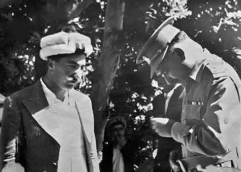 On 1st Nov 1947 Brigadier Ghansara Singh Surrendered To Subedar Major