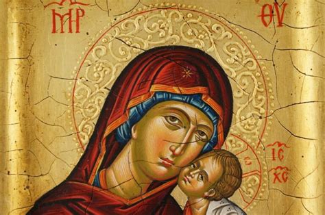 Theotokos Eleusa Icon Mount Athos Orthodox Icons Blessedmart