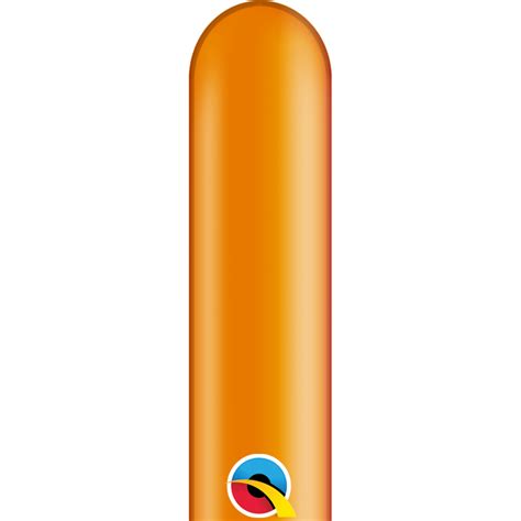 Balão Látex Laranja Mandarim 260q Unitário Qualatex 43946u