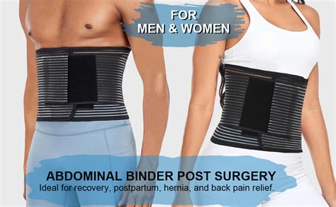 Abdominal Binder Post Surgery Hernia Support Belt Belly