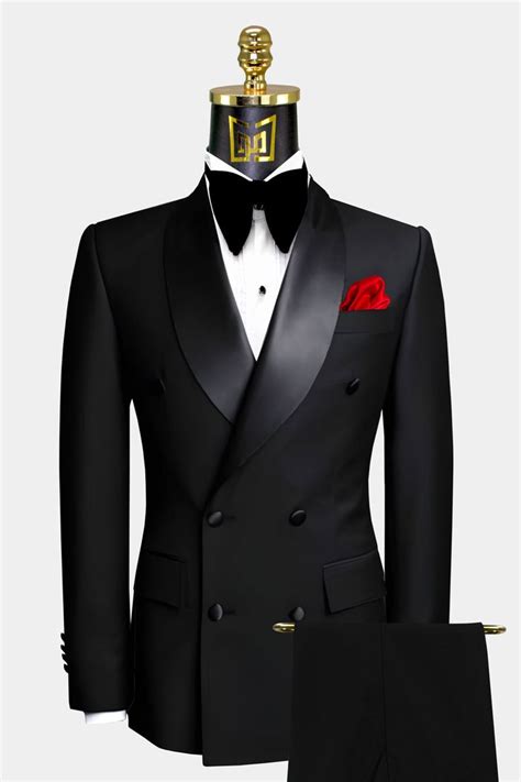 Luxury Men Suits Double Brested Tuxedo Formal Mens Suit Double