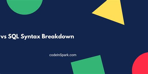 Pyspark Vs Sql Syntax Breakdown By Soutir Sen