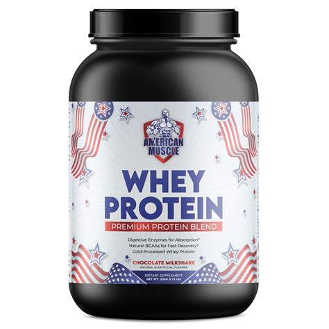 5lb Whey Protein Chocolate American Muscle