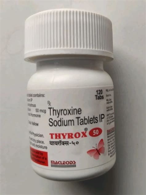 Thyroxine 50mg Sodium Tablets Ip Strength 50 Mcg At ₹ 104 Bottle In Muzaffarpur