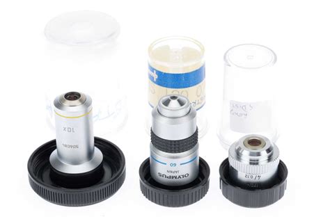 Lot 454 Modern Microscope Objectives