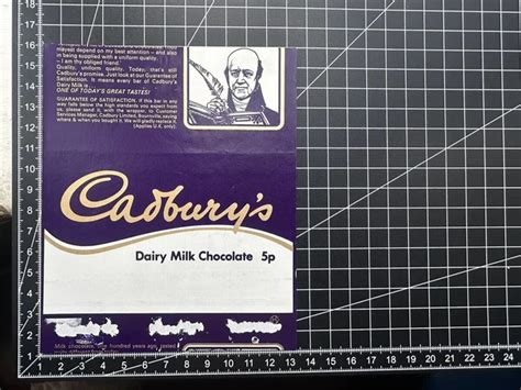 Vintage Cadburys Dairy Milk Chocolate Sweet Wrapper Confectionery £4