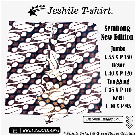 Jual Sembong Batik Jarik Parang Barong New Edition Cocok Untuk Bawahan Basofi Pria Wanita