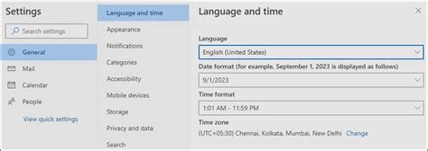 Steps To Change Default Language In Outlook