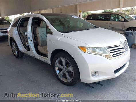4t3zk3bb3bu040637 Toyota Venza Base V6 View History And Price At