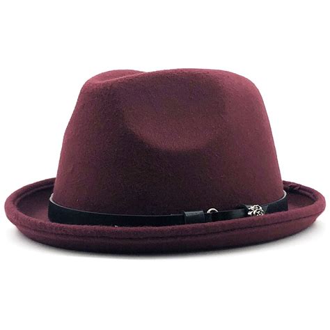 Short Brimmed Fedora Hat For Stylish