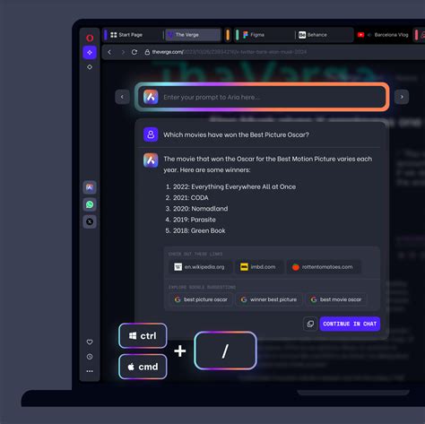 browser ai chat and create with ai in opera opera
