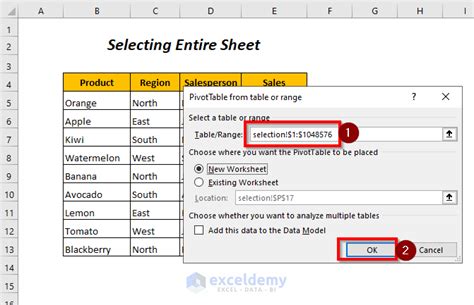 How To Resolve Pivot Table Field Name Is Not Valid Error 9 Causes