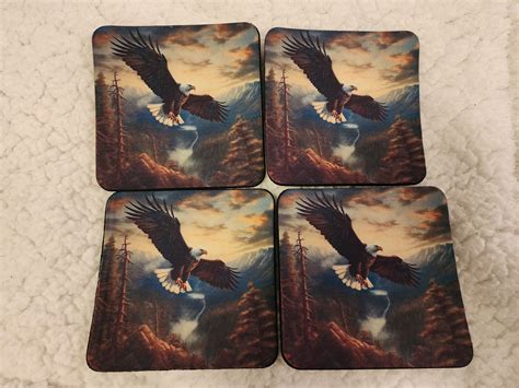 Eagle Table Coasters Wild Sisters Boutique Llc
