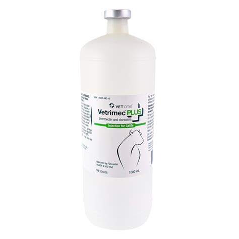 Vetrimec Plus 1000ml Premium Ivermectin Clorsulon Cattle Dewormer For