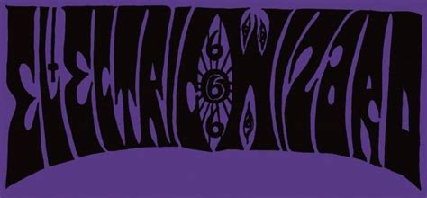 Electric Wizard Logo Design On Purple Background