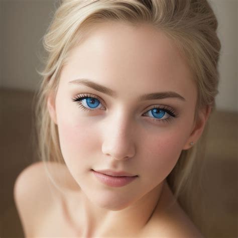 Cute Blonde Girl Portrait Naked Blonde By Cuteneurogirls On Deviantart