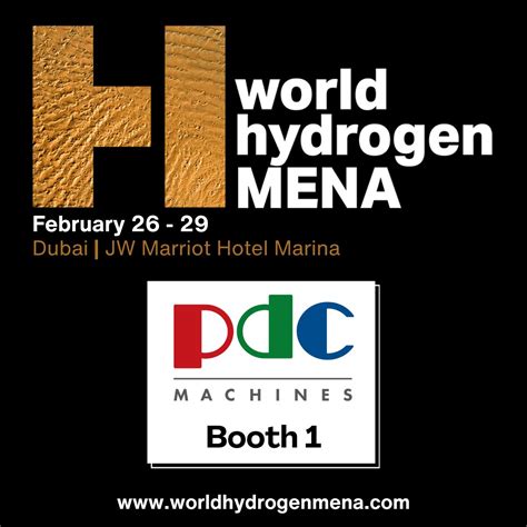 Pdcmachines Hydrogen Mena Energytransition Cleanenergy H2… Pdc Machines Llc