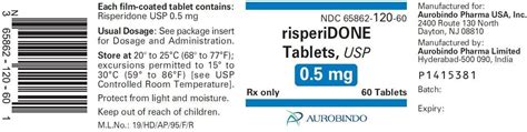 Risperidone Fda Prescribing Information Side Effects And Uses