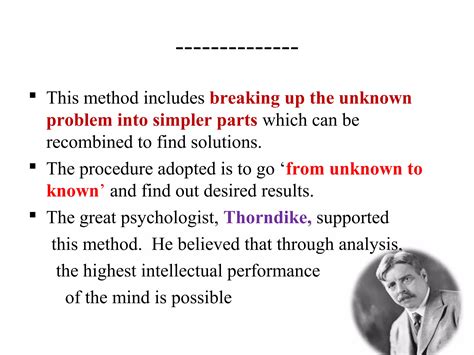 Analytico Synthetic Method Of Teaching Mathematics Ppt