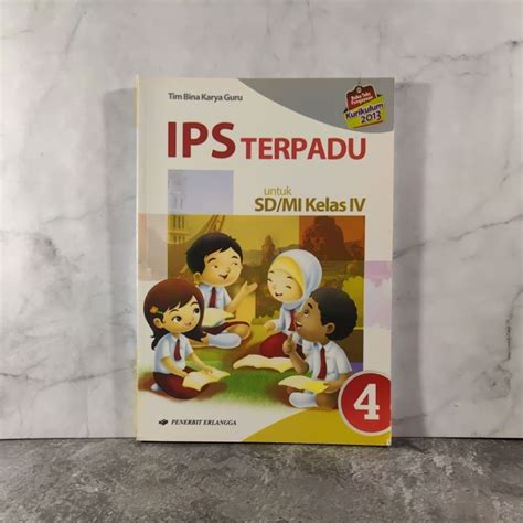 Jual Buku Ips Terpadu Kelas 4 Iv Sd Erlangga Tim Bina Karya Guru