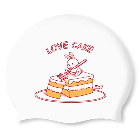 Sd7 실리콘수모 당근토끼 화이트