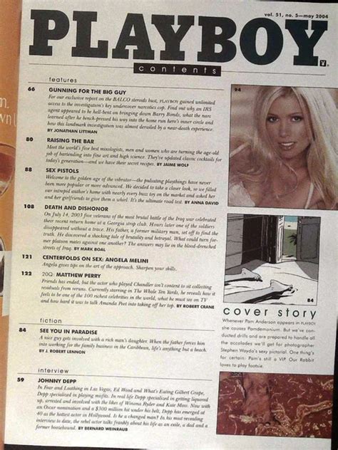 Playboy 052004 Pamela Anderson Johnny Depp Nicole Whitehead Matthew