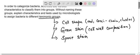Solved The Lancefield Group Classification System Is Used To Classify