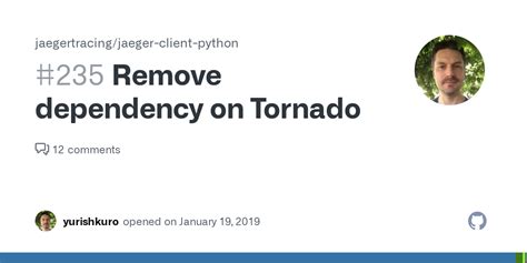 remove dependency on tornado · issue 235 · jaegertracing jaeger client
