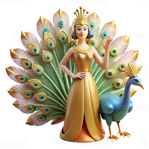 Dramatic Traditional A Vengeful Hera Unleashing A Peacock Fe Original