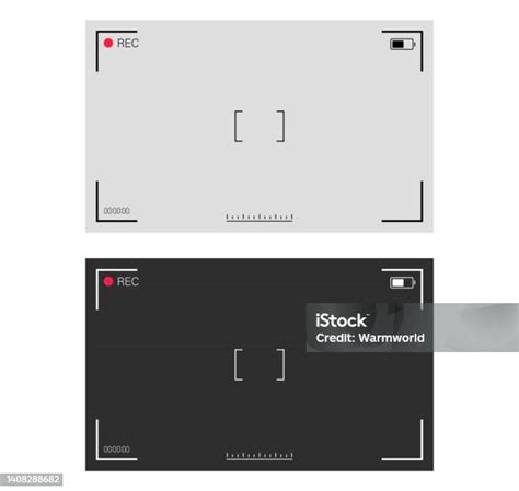 카메라 뷰파인더 세트 비디오 카메라 화면 사진 카메라 디스플레이 벡터 일러스트레이션 0명에 대한 스톡 벡터 아트 및 기타 이미지 0명 가정용 캠코더 개체 그룹