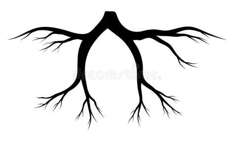 Root Silhouette Vector Symbol Icon Design Stock Vector Illustration