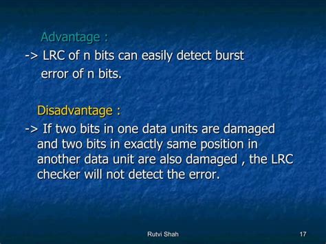 Error Detection And Correction PPT
