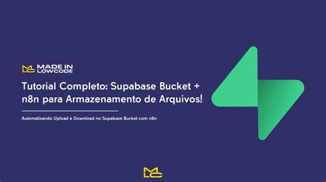 Automatizando Upload E Download No Supabase Bucket Com N8n Youtube
