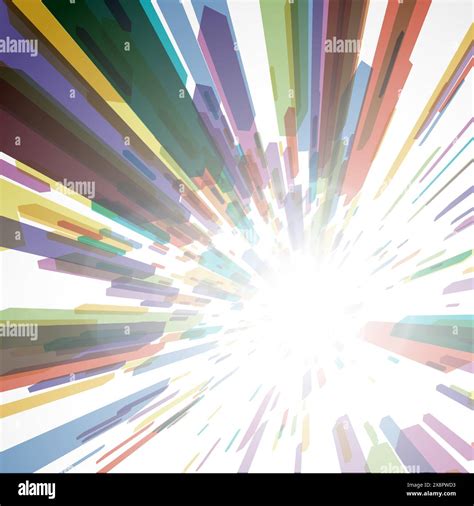 A Vibrant Explosion Of Colors Spreads Outwards With Dynamic Energy