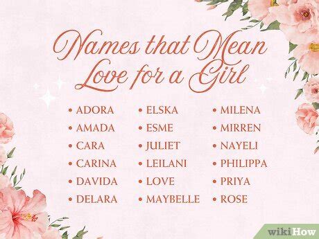 200 Beautiful Girl Names That Mean Love For Your Little One