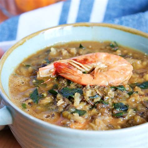 Ginisang Munggo With Shrimps Mung Bean Soup Amiable Foods