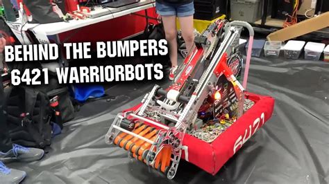 Behind The Bumpers 6421 Warriorbots Charged Up Robot Youtube