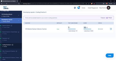 Vijay Kumar Sappa On Linkedin Codingpractice Developinglayouts Bannersection Nav Navbar