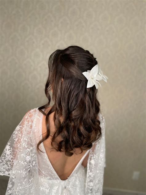 Noiva Semi Preso Penteado Casamento Cabelo Casamento Penteados Noiva Cabelo Curto