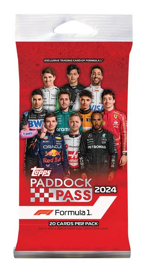 2024 Topps Paddock Pass Formula 1 Fat Pack Cognizant Card Breaks