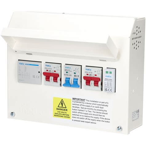 Matte Sp Ic80 Spd Single Phase Unit With Isolator For Loads Up To 7