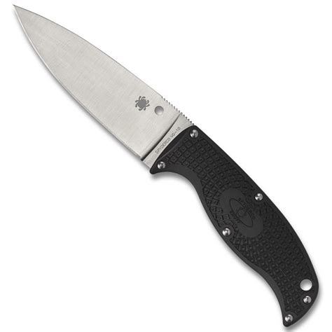 Spyderco Enuff 2 Fixed Blade Knife Vg 10 Leaf Point Blade Bladeops
