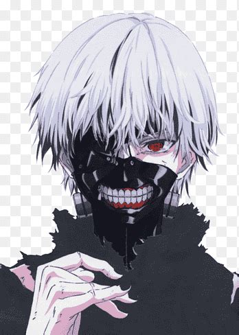 Ilustración De Pasamontañas En Blanco Y Negro Máscara De Tokio Ghoul