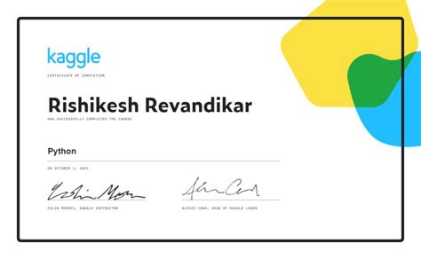 Rishikesh Revandikar On Linkedin Ive Completed The Python Course On