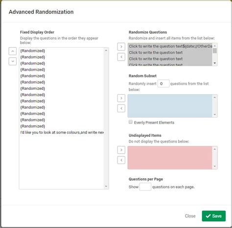 How To Add A Fixed Question At The End Of A Randomized Block Xm