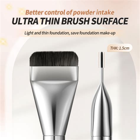 1pc Foundation Brush Ultra Thin Face Contour Brush Flat Contour Brush Blending Makeup Brushes