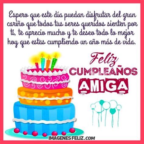 Frases Feliz Cumpleaños Amiga Especial Blog Frases Feliz