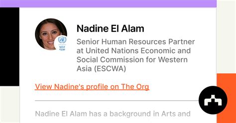 Nadine El Alam Senior Human Resources Partner At United Nations
